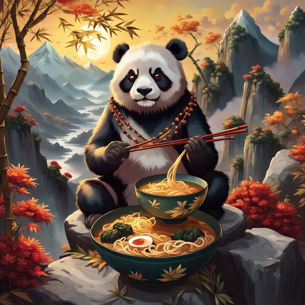 Panda - AI Generated Artwork - NightCafe Creator