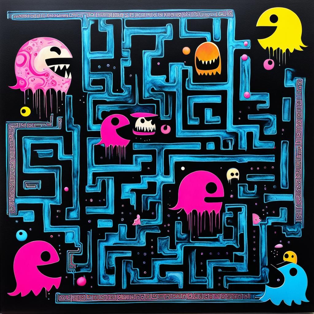 Pac-Man - AI Generated Artwork - NightCafe Creator