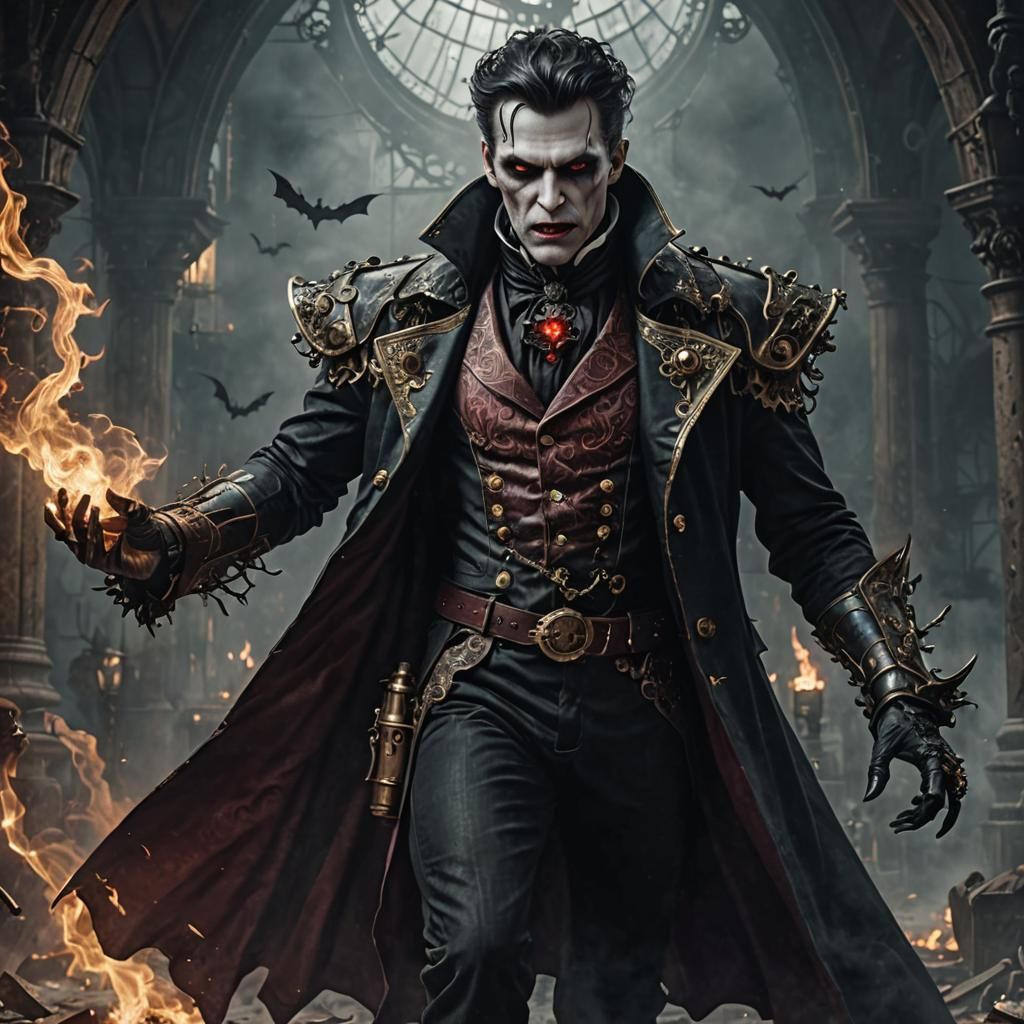 Dreamscape; Vampire King; Ethereal Form; Ready to attack His victim ...