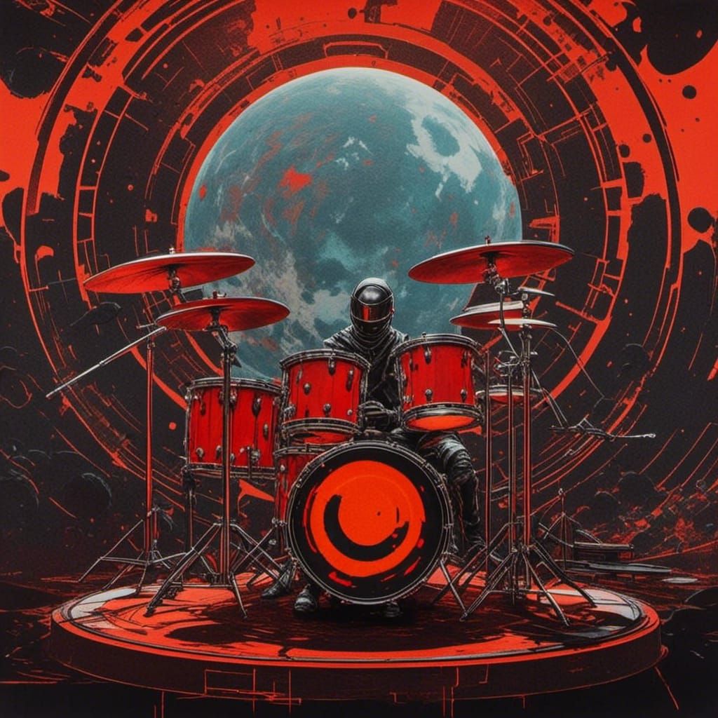 Drum kit - AI Generated Artwork - NightCafe Creator