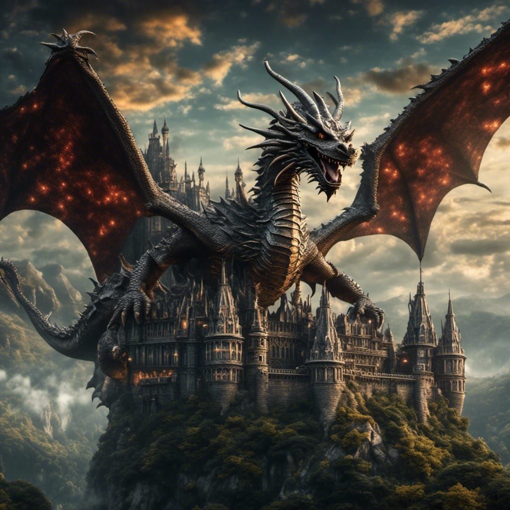 The dragons new roost - AI Generated Artwork - NightCafe Creator