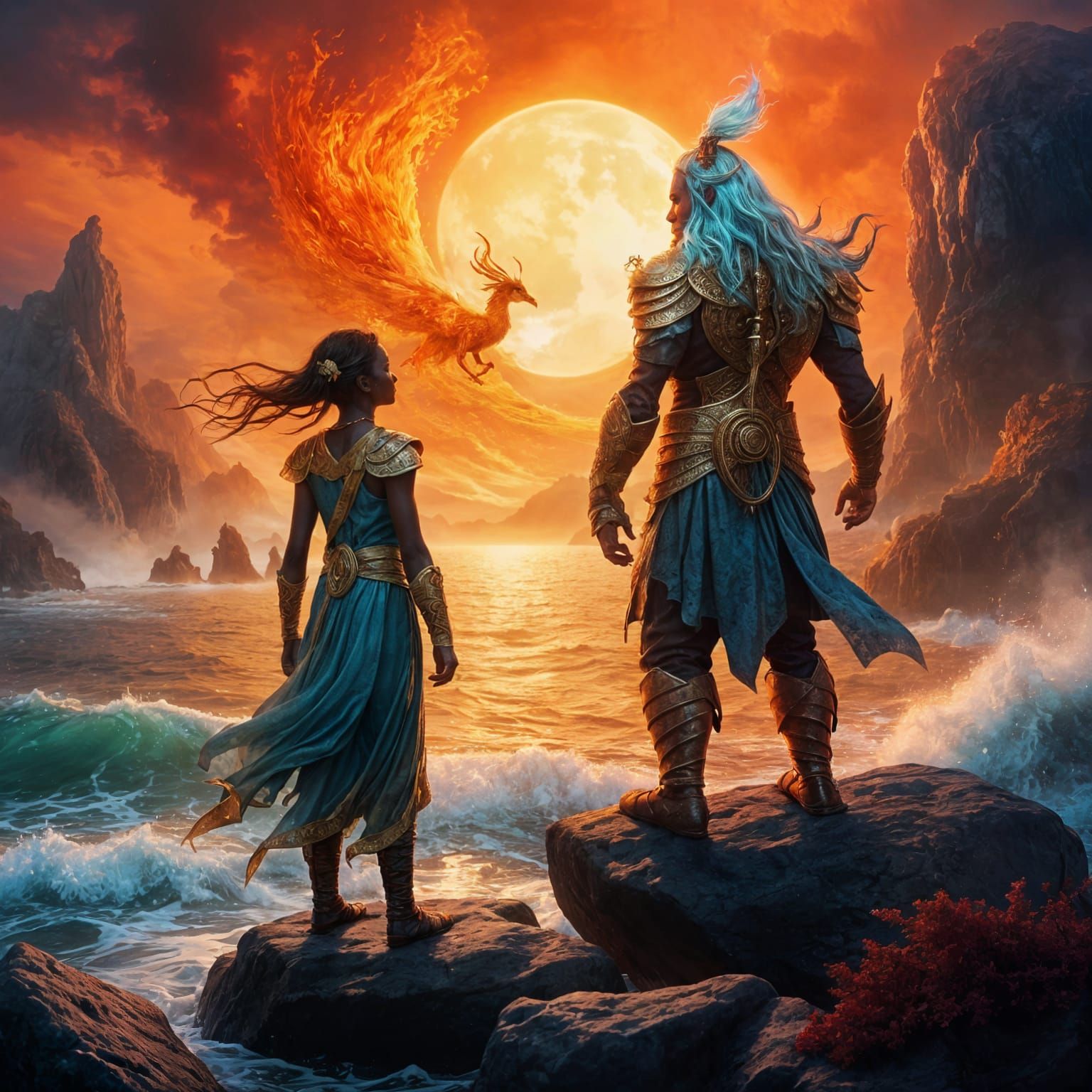 the sea prince and the fire child - Fantasy Prince and Chil...