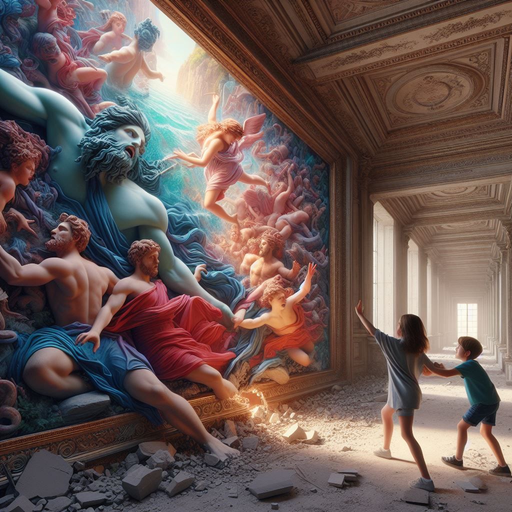 the hundred handed - AI Generated Artwork - NightCafe Creator