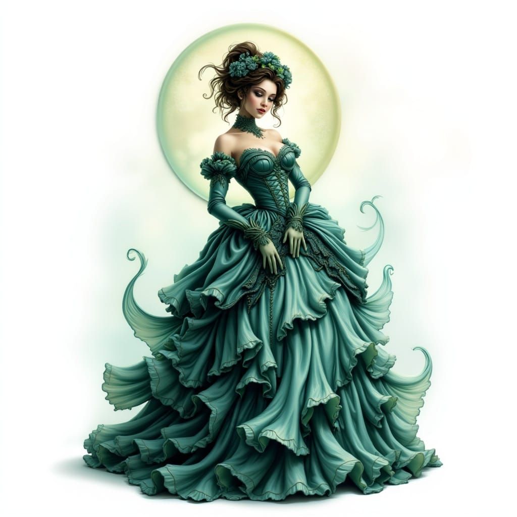 wide View, detailed photorealistic illustration of an Isolated ...