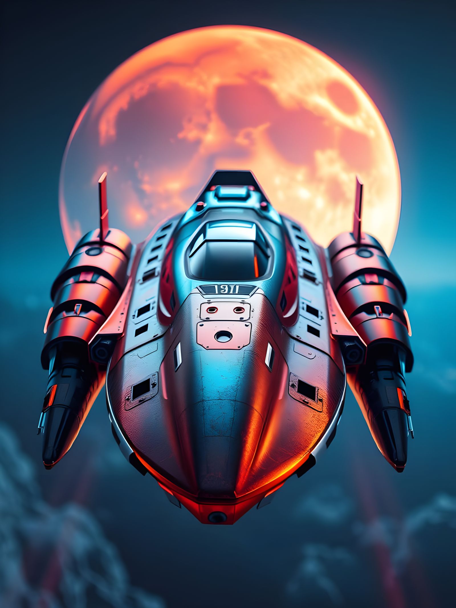 Futuristic spacecraft ... Sci-Fi challenge