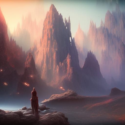 telepathic visual effect with communication between two person - AI ...