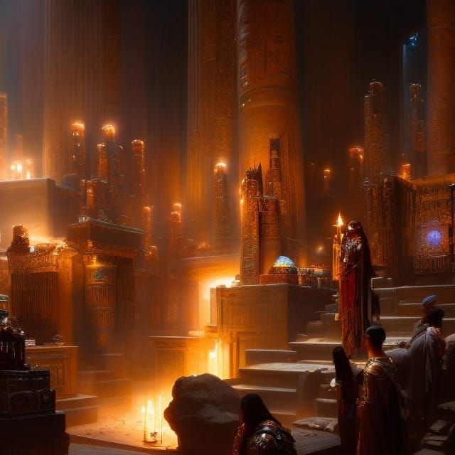 High Priests Ritual - AI Generated Artwork - NightCafe Creator