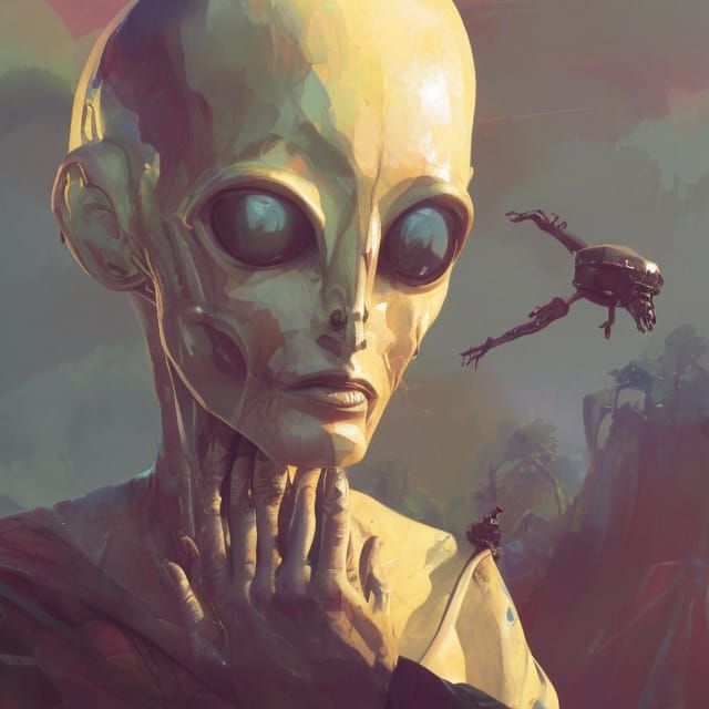 alien - AI Generated Artwork - NightCafe Creator