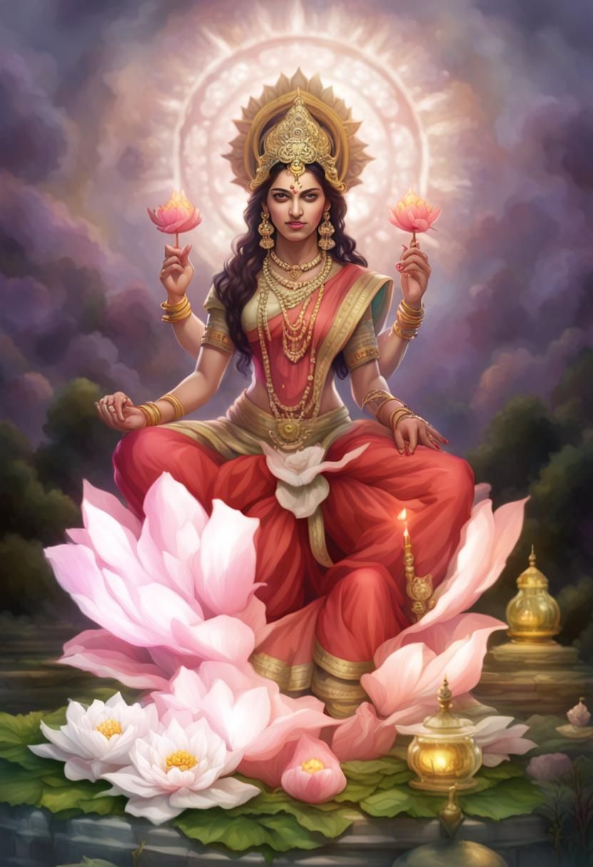 Lakshmi Devi - AI Generated Artwork - NightCafe Creator