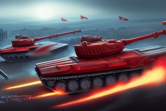 We Will Bury Them! (inspired by C&C Red Alert 2) : r/nightcafe