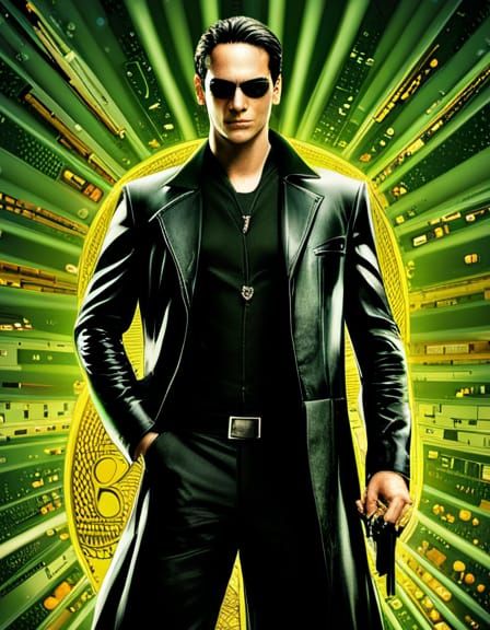 The Matrix Movie Poster Art - AI Generated Artwork - NightCafe Creator