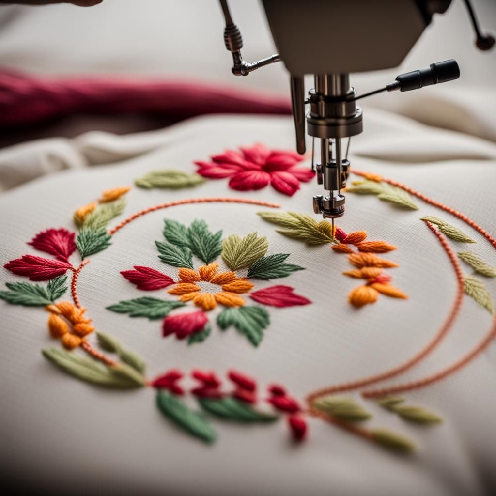 Embroidery - AI Generated Artwork - NightCafe Creator