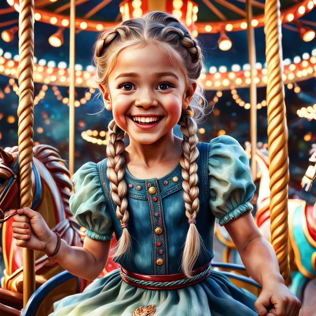 Merry Go Round - AI Generated Artwork - NightCafe Creator