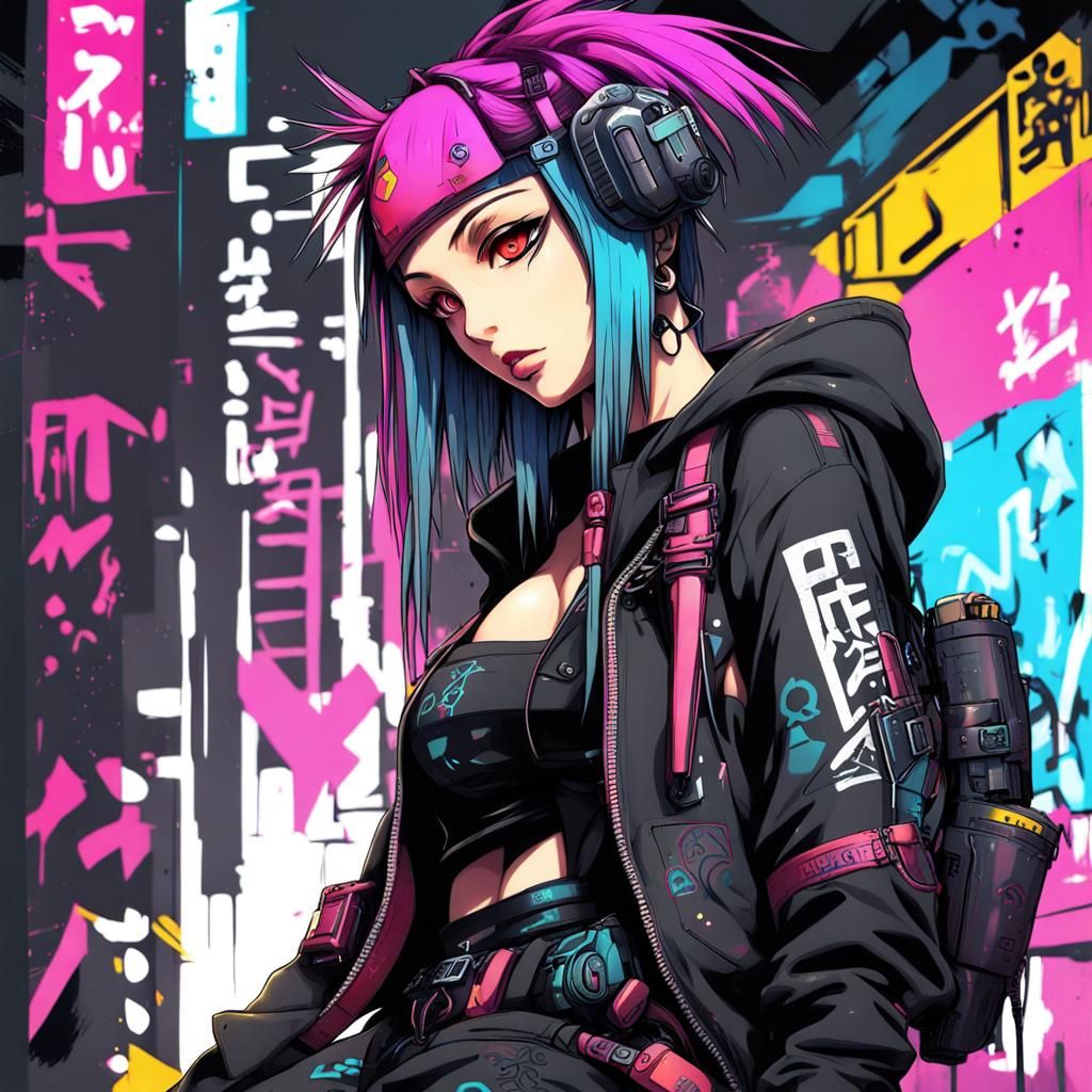 Punk/Graff - AI Generated Artwork - NightCafe Creator