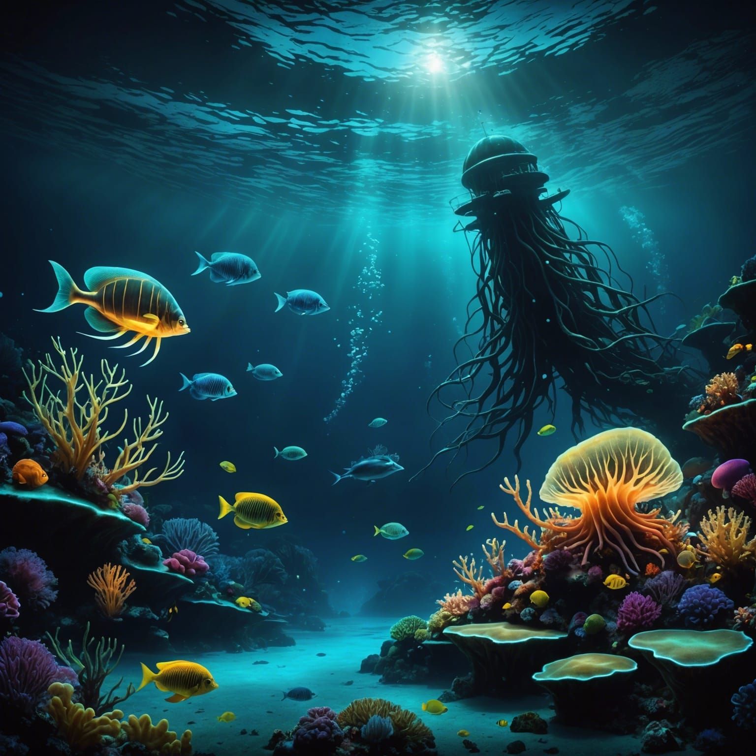 Ocean - AI Generated Artwork - NightCafe Creator