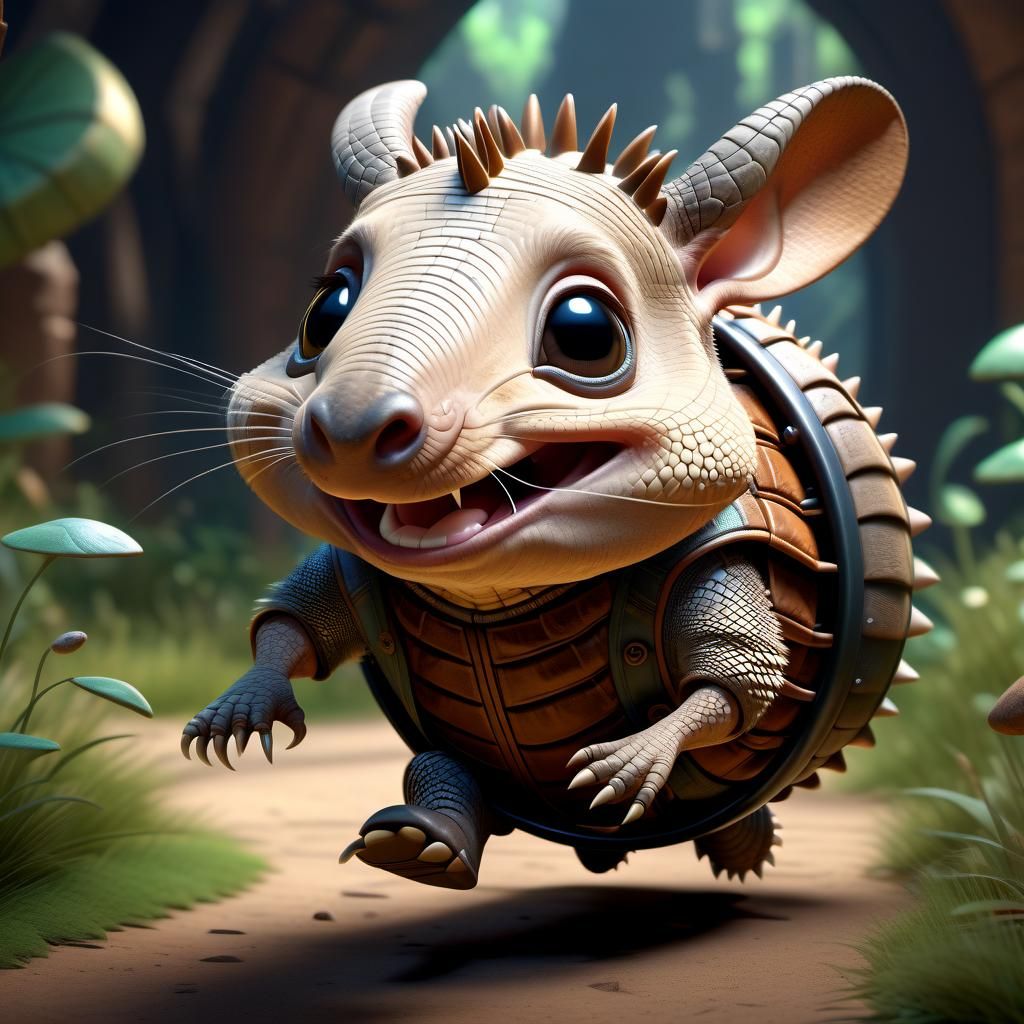 Armoured armadillo!…. - AI Generated Artwork - NightCafe Creator