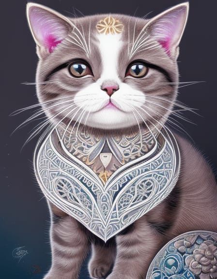 Cute Cat - AI Generated Artwork - NightCafe Creator