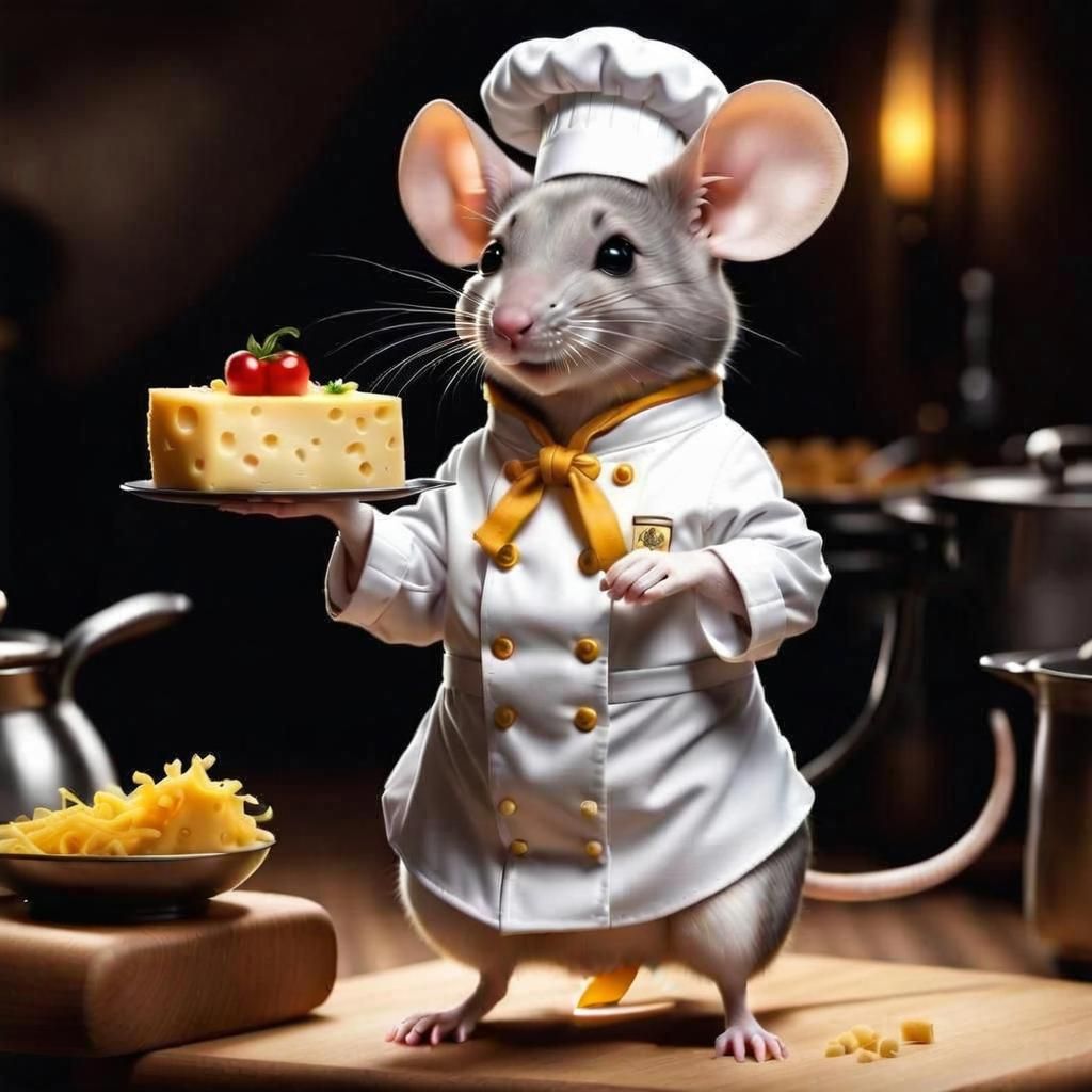 Chef mouse - AI Generated Artwork - NightCafe Creator