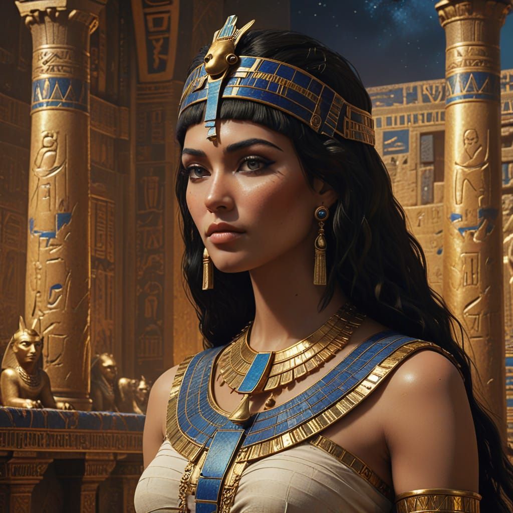 Cleopatra, Queen of Egypt - Queen Cleopatra in Ancient Egypt...