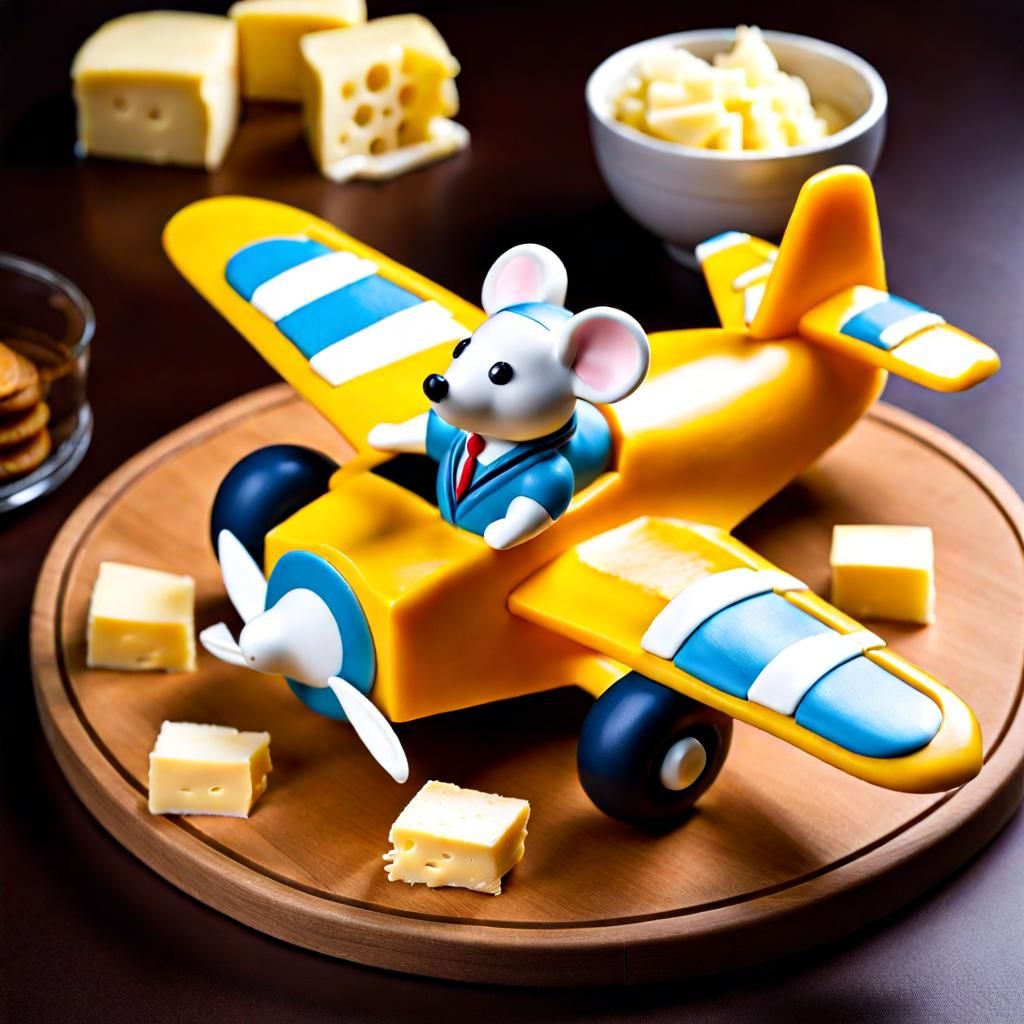 Plane of cheese - AI Generated Artwork - NightCafe Creator