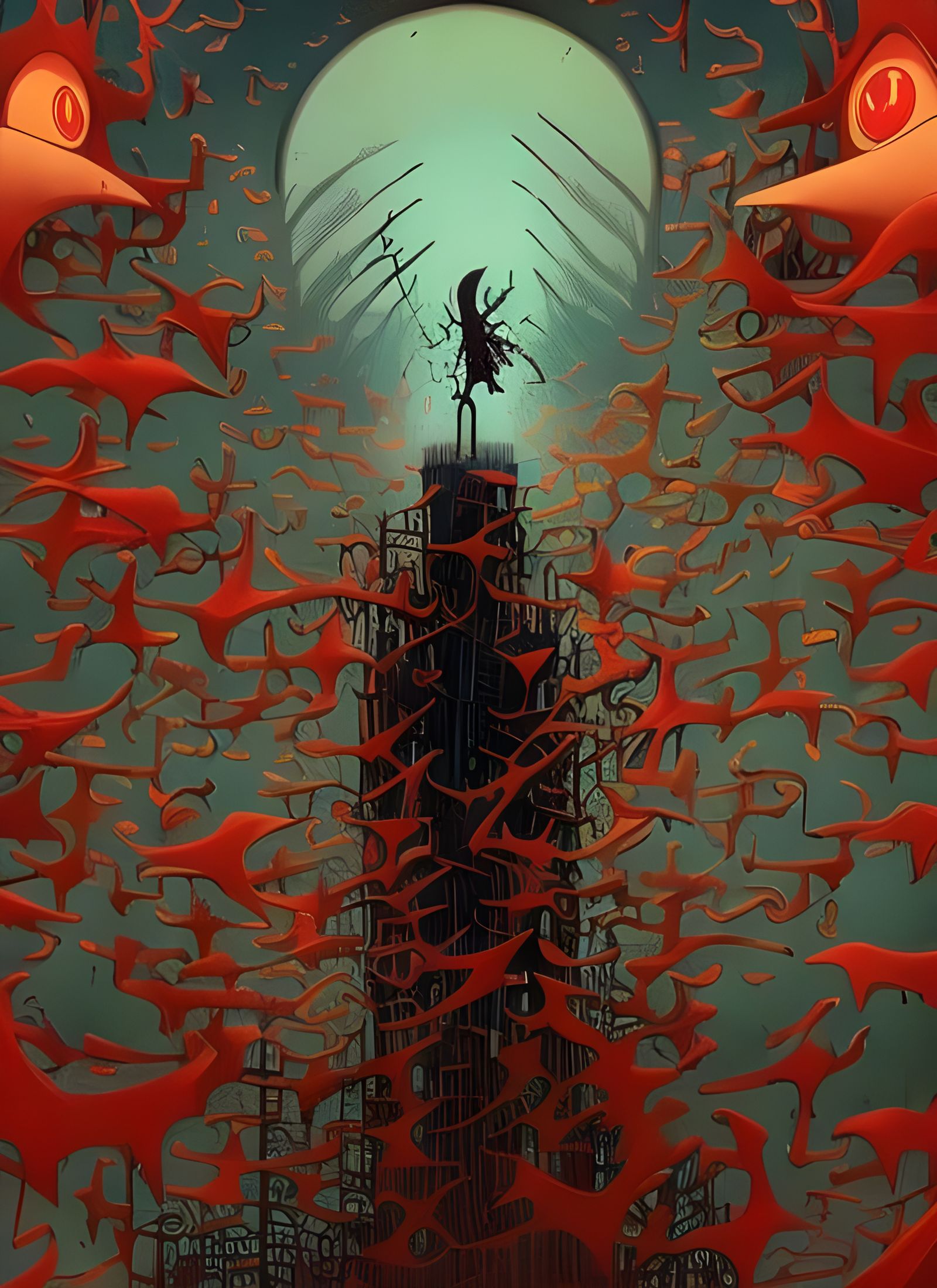 Night Of A Thousand Slashes - AI Generated Artwork - NightCafe Creator