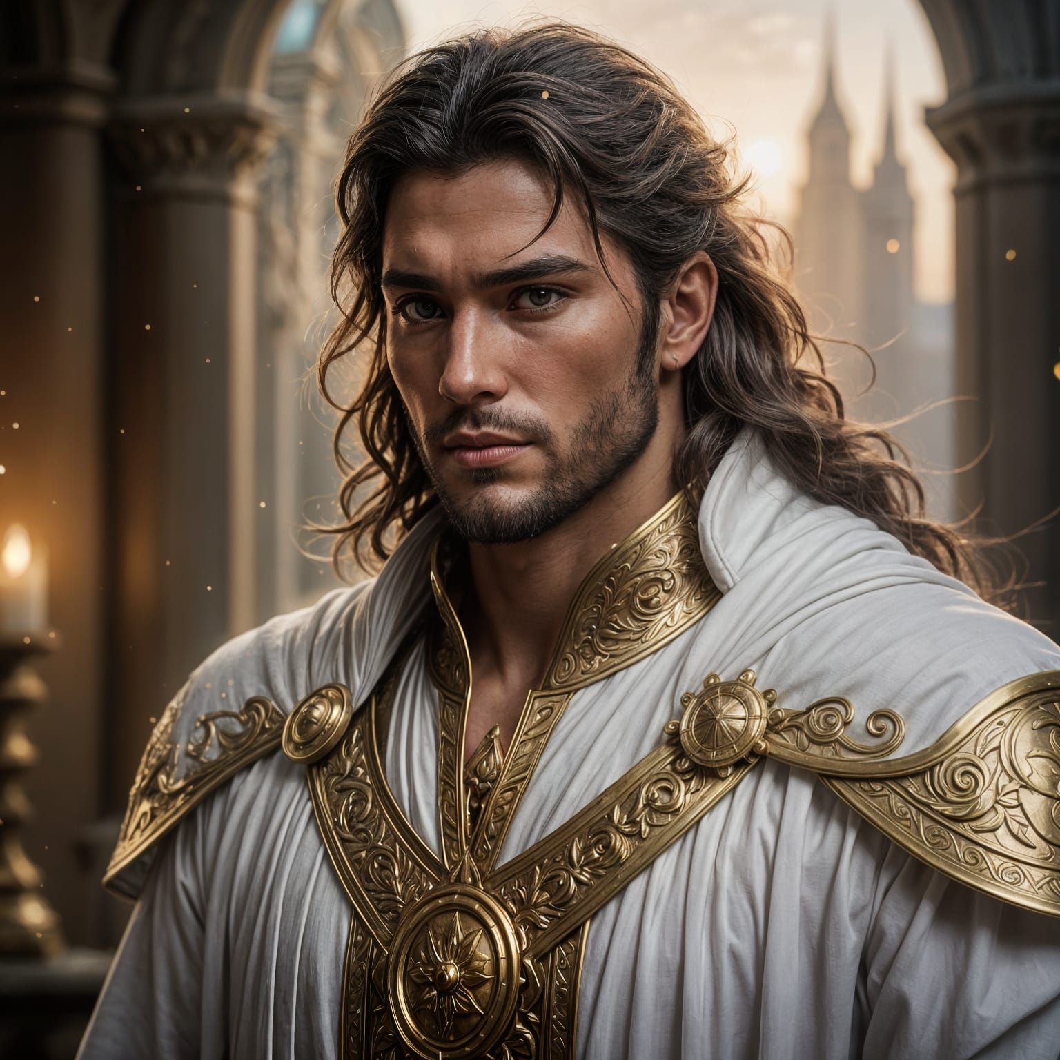 Majestic King of Hyperborea in Royal Robe, Inspire... - AI Art