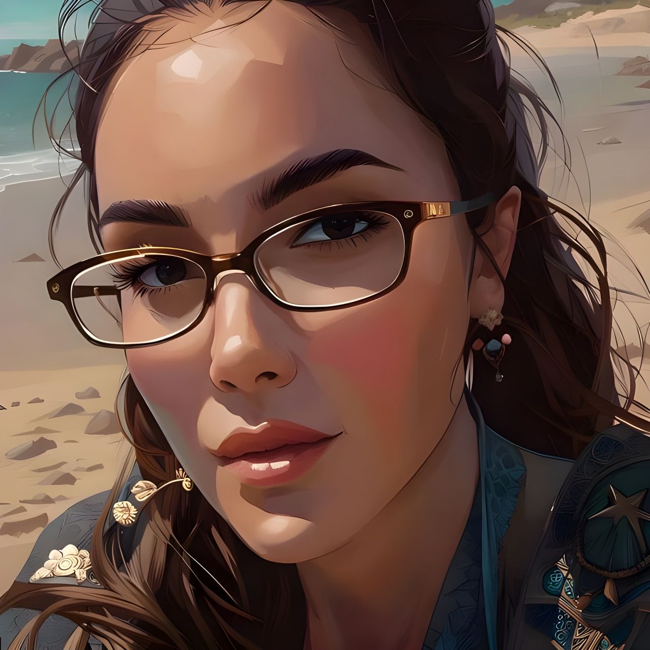 Studying with Shadow - AI Generated Artwork - NightCafe Creator