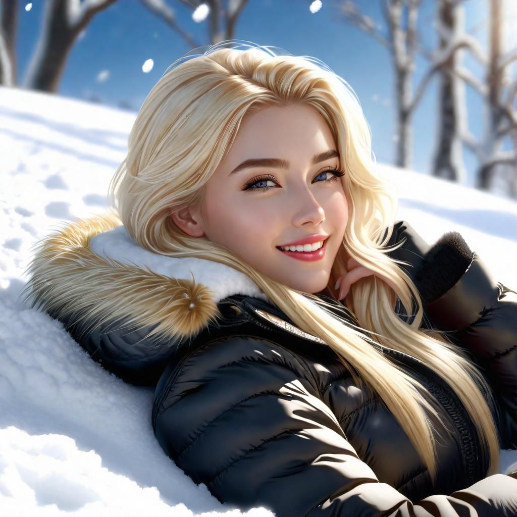 Beauty in the Snow - AI Generated Artwork - NightCafe Creator