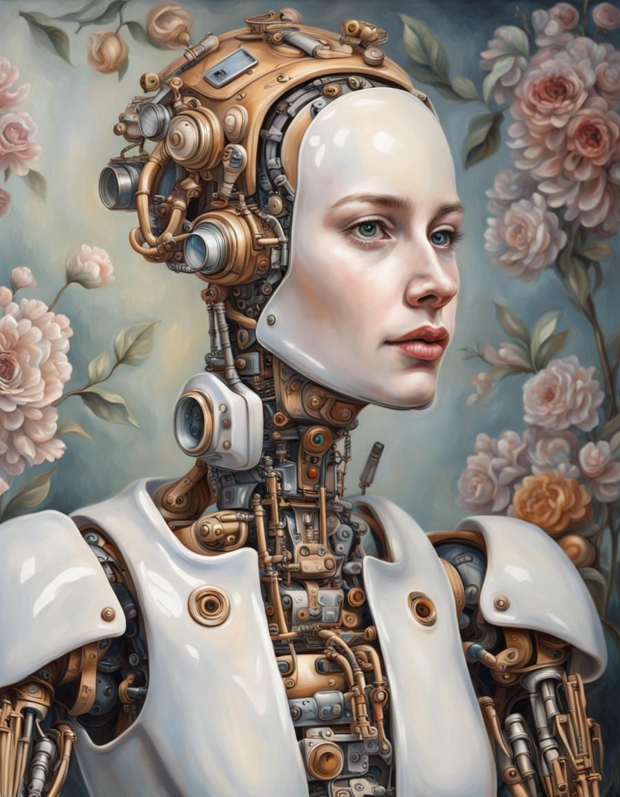 She is the perfect blend of art and science - AI Generated Artwork ...