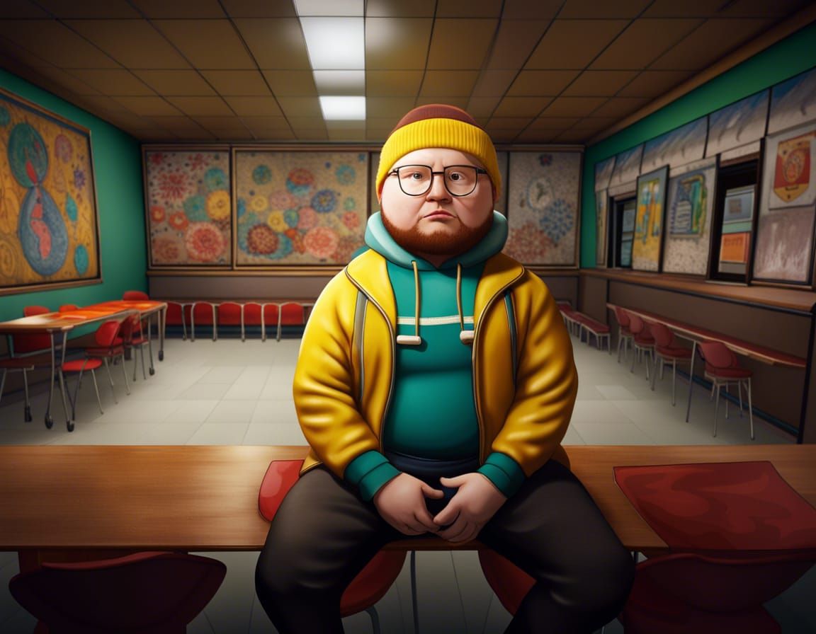 Adult Eric Cartman - AI Generated Artwork - NightCafe Creator