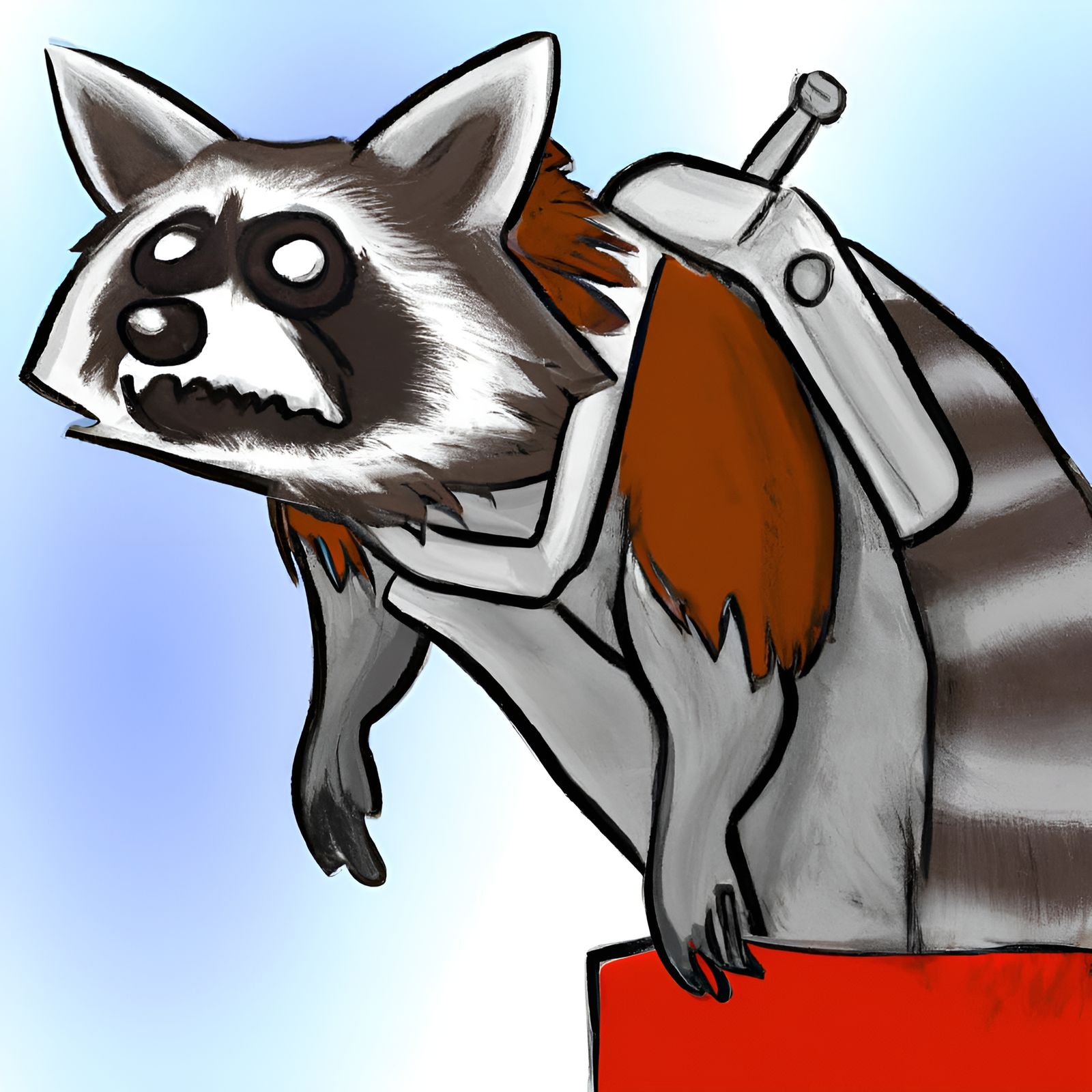 Rocket Racoon - AI Generated Artwork - NightCafe Creator