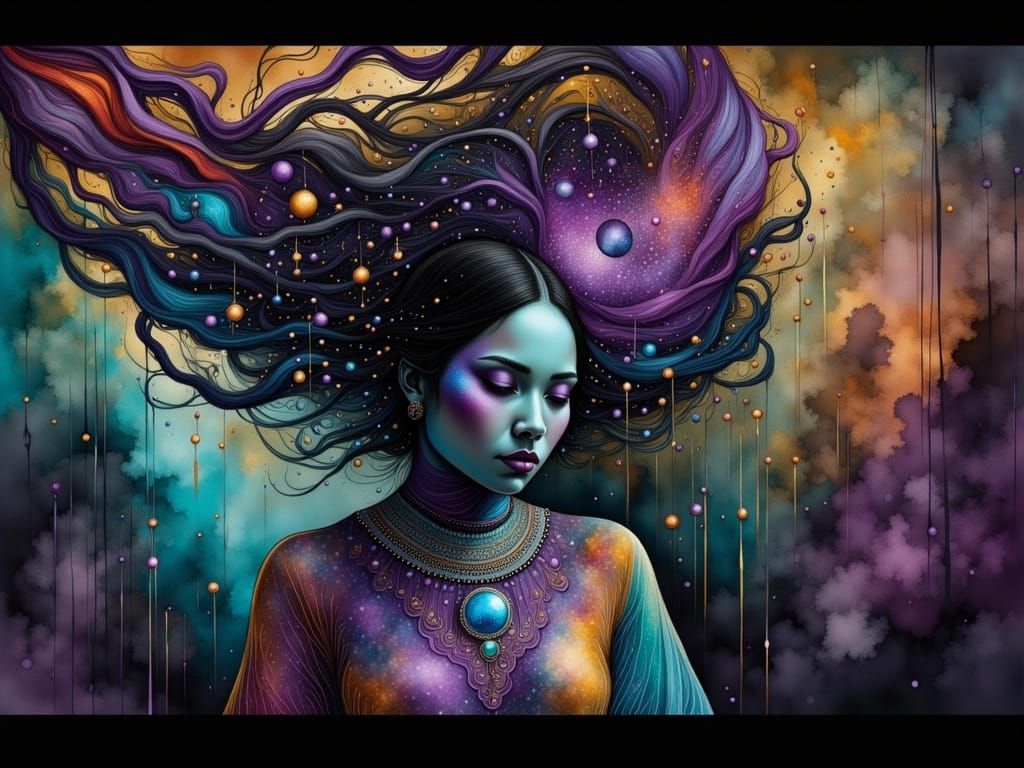 Darkminded Sumerian Lillith Bride Queen in Luxury ... - AI Art