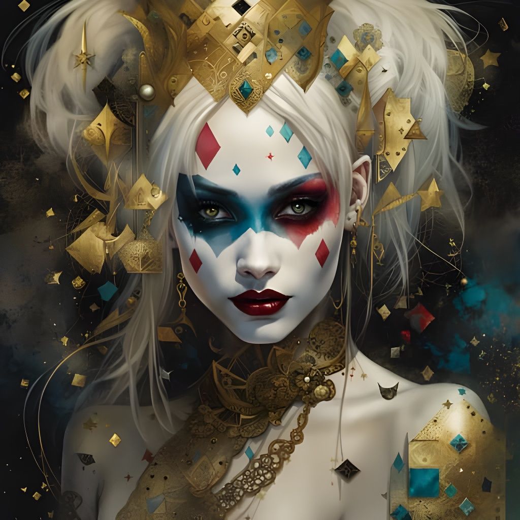 Harle quin - AI Generated Artwork - NightCafe Creator