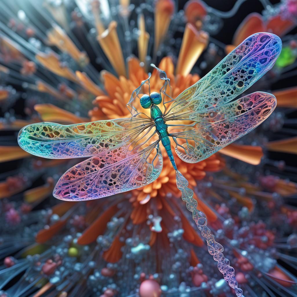 Dragonfly - AI Generated Artwork - NightCafe Creator