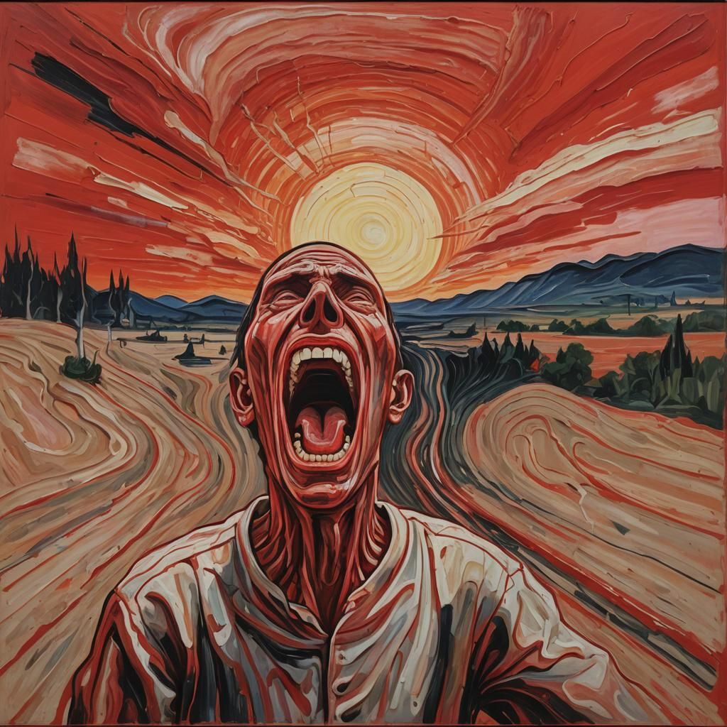 The Scream - AI Generated Artwork - NightCafe Creator