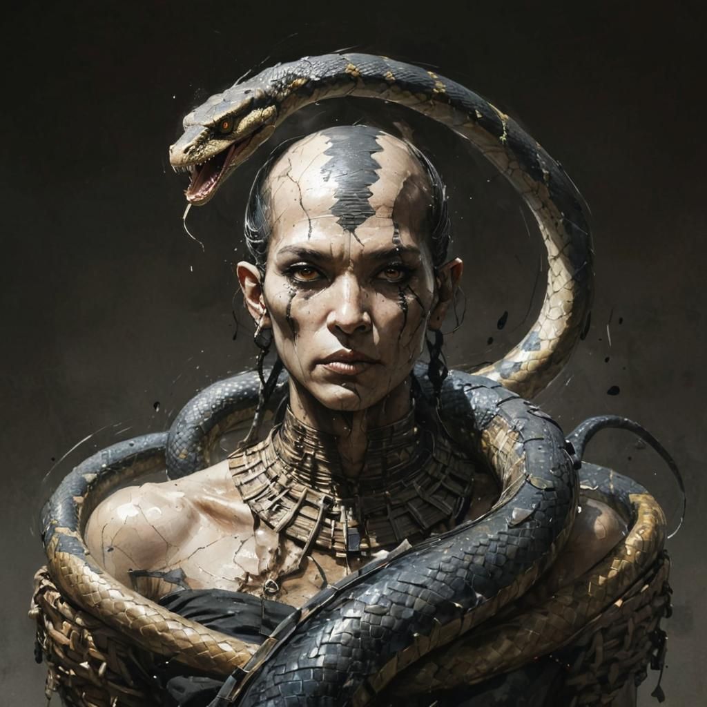 Servant of the Snake - AI Generated Artwork - NightCafe Creator
