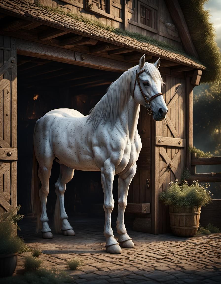 Down at the Stables - AI Generated Artwork - NightCafe Creator