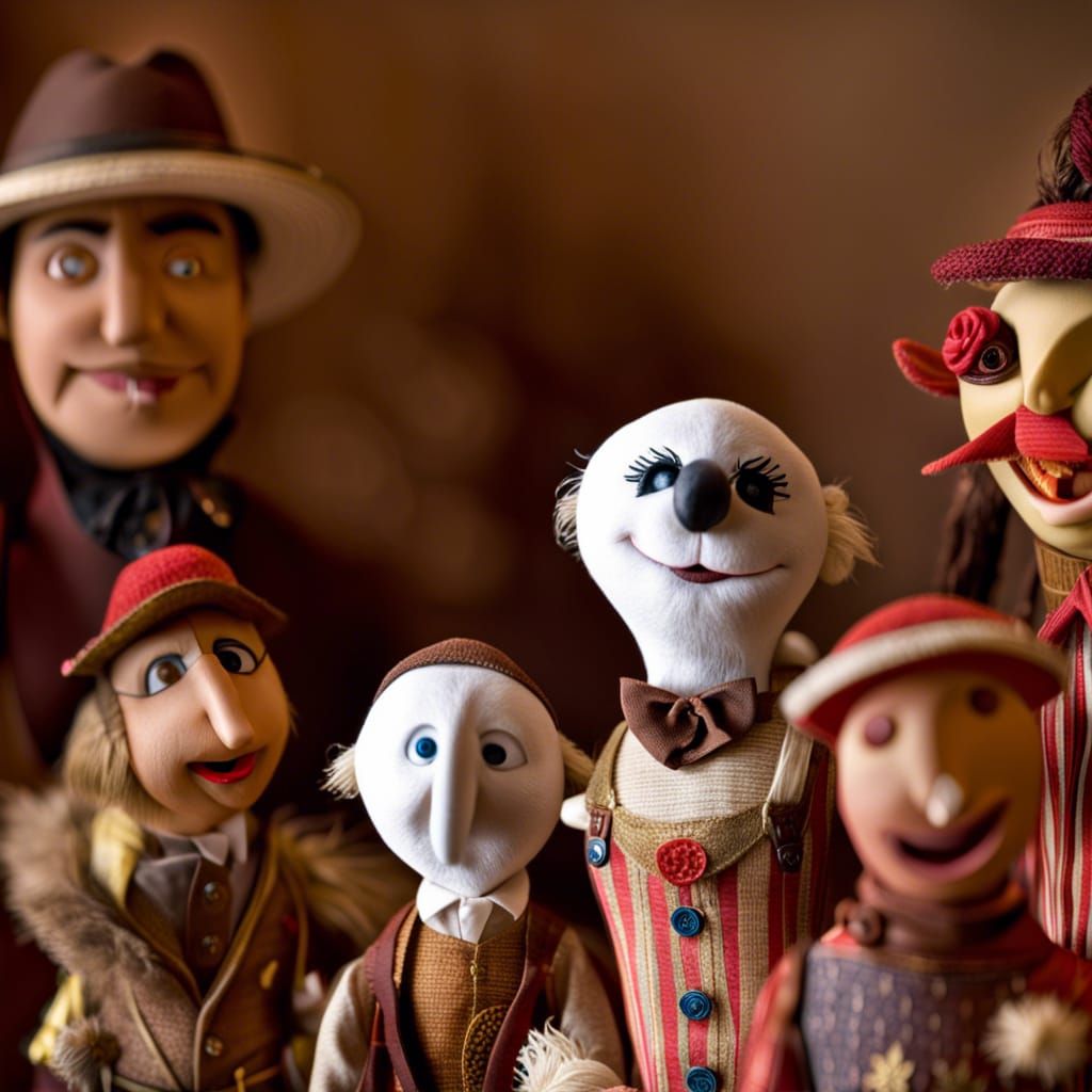Friendly Puppets - AI Generated Artwork - NightCafe Creator