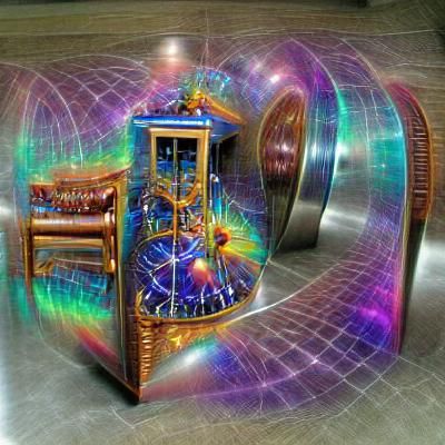 Quantum space time machine - AI Generated Artwork - NightCafe Creator