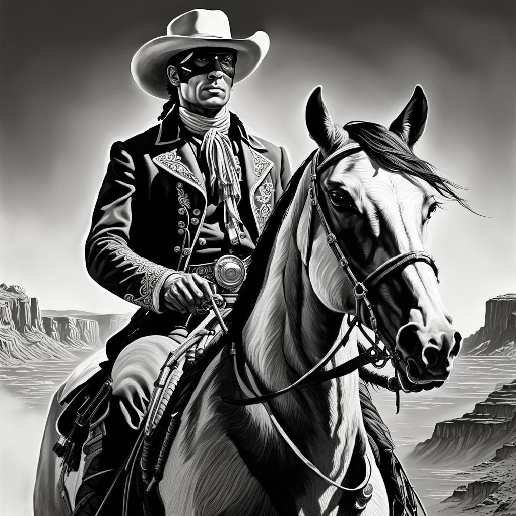 Lone Ranger - AI Generated Artwork - NightCafe Creator