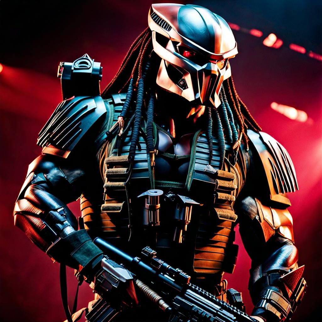 Dutch Schaffer, the original Predator hunter, dressed to kill - AI ...