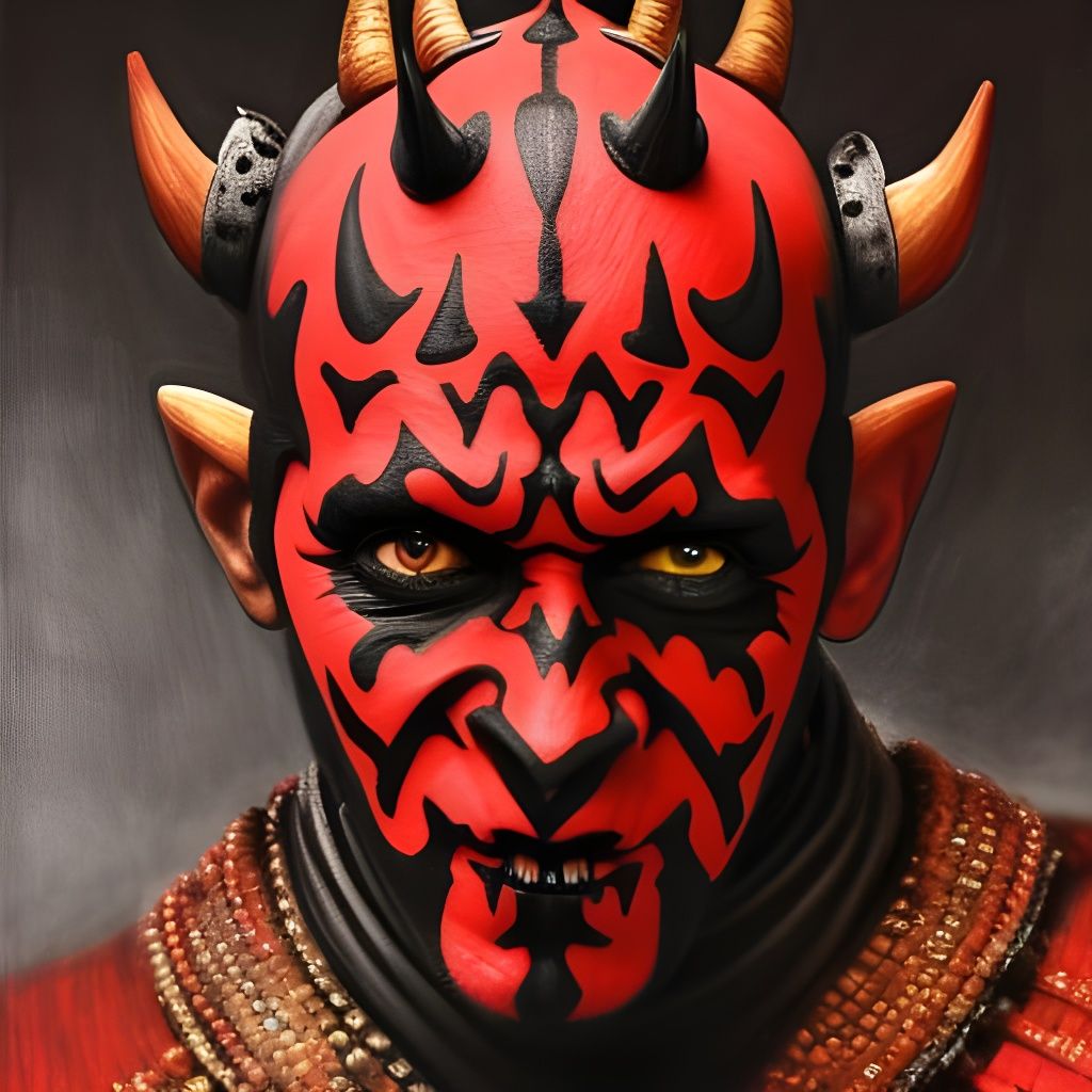 Maul - AI Generated Artwork - NightCafe Creator