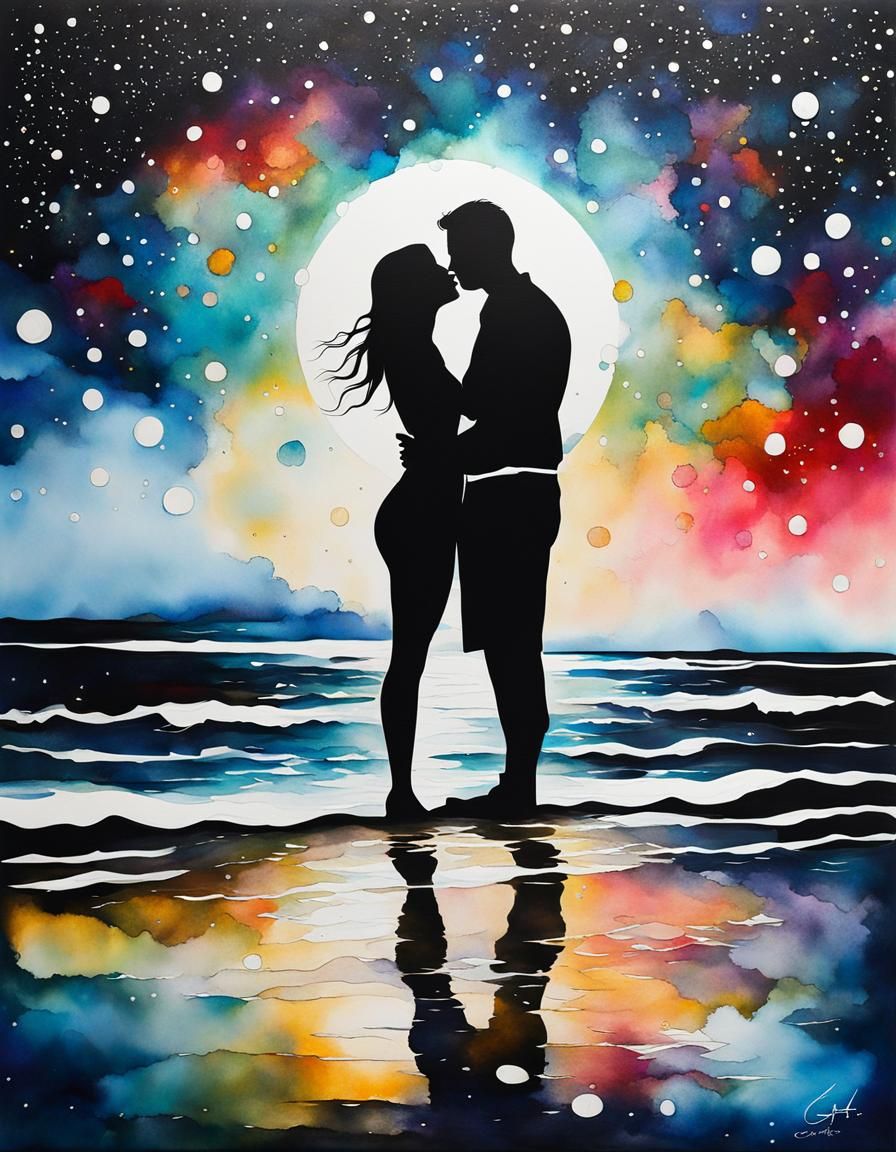 Falling in love 1 - AI Generated Artwork - NightCafe Creator
