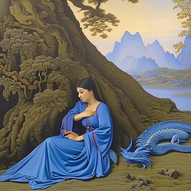 Blue - AI Generated Artwork - NightCafe Creator