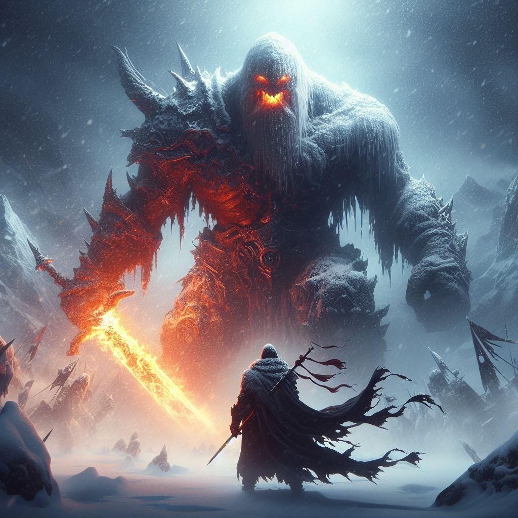 Flame of a behemoth. - AI Generated Artwork - NightCafe Creator