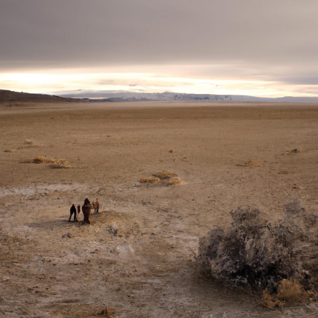 Desolate wasteland - AI Generated Artwork - NightCafe Creator