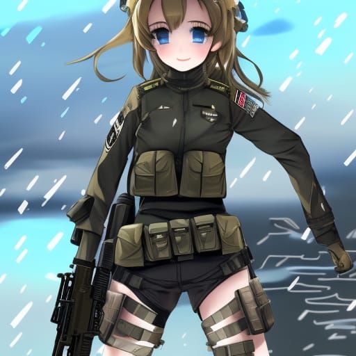 Girls' Frontline "Girls' Frontline" 少女前線 M4A1 "Task Force DEFY" Anti ...