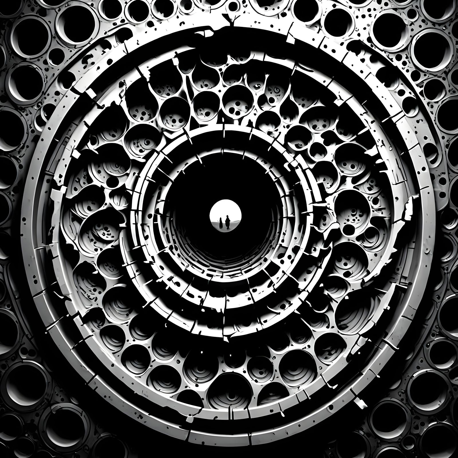 mind carve holes - Neural Landscape with Intricate Cerebral ...