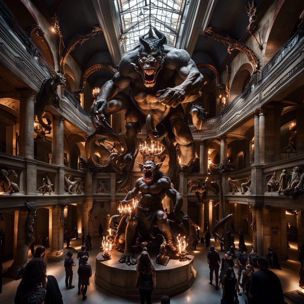 Museum of Evil Mythological Creatures - AI Generated Artwork ...