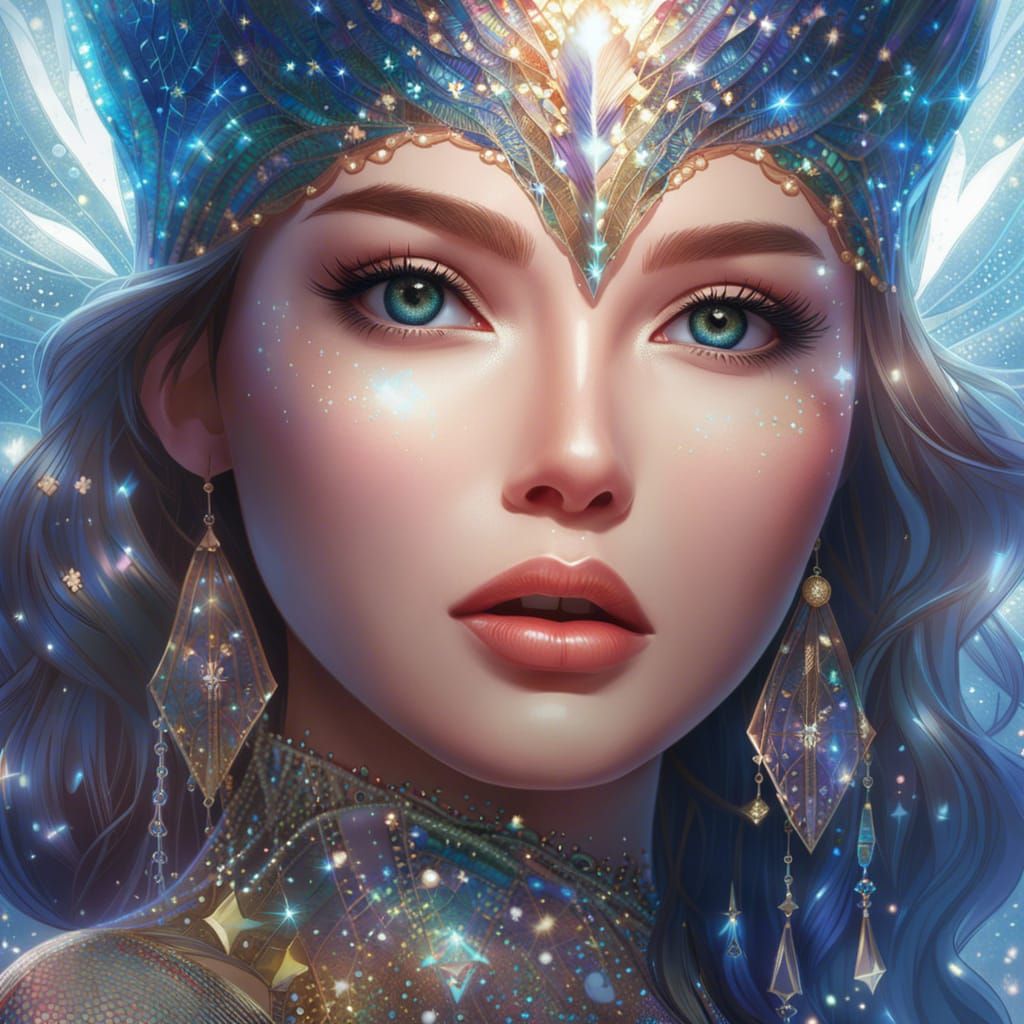 Miss Sparkle - AI Generated Artwork - NightCafe Creator
